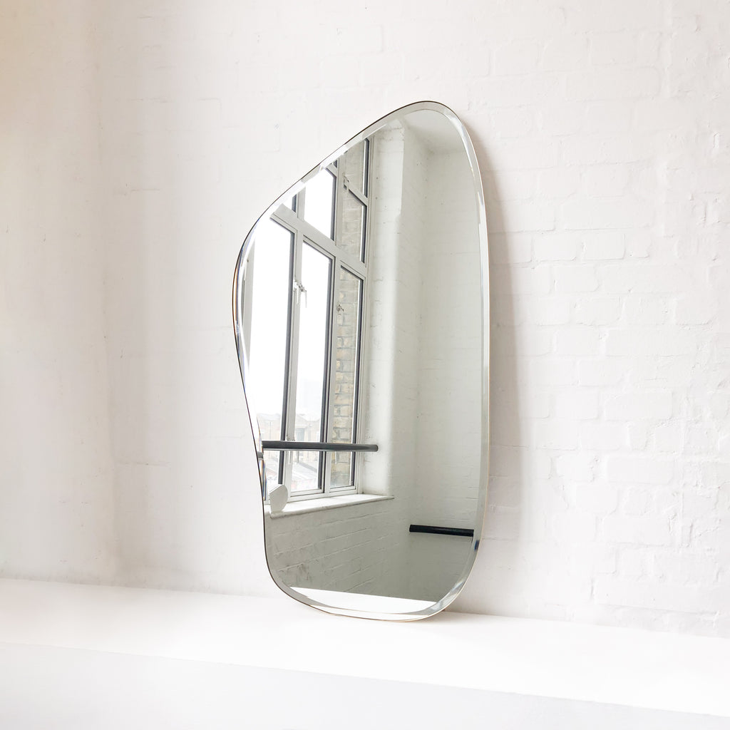 Freeform Bevelled Mirror with Minimalist Brass Frame – DYOM by Alguacil ...